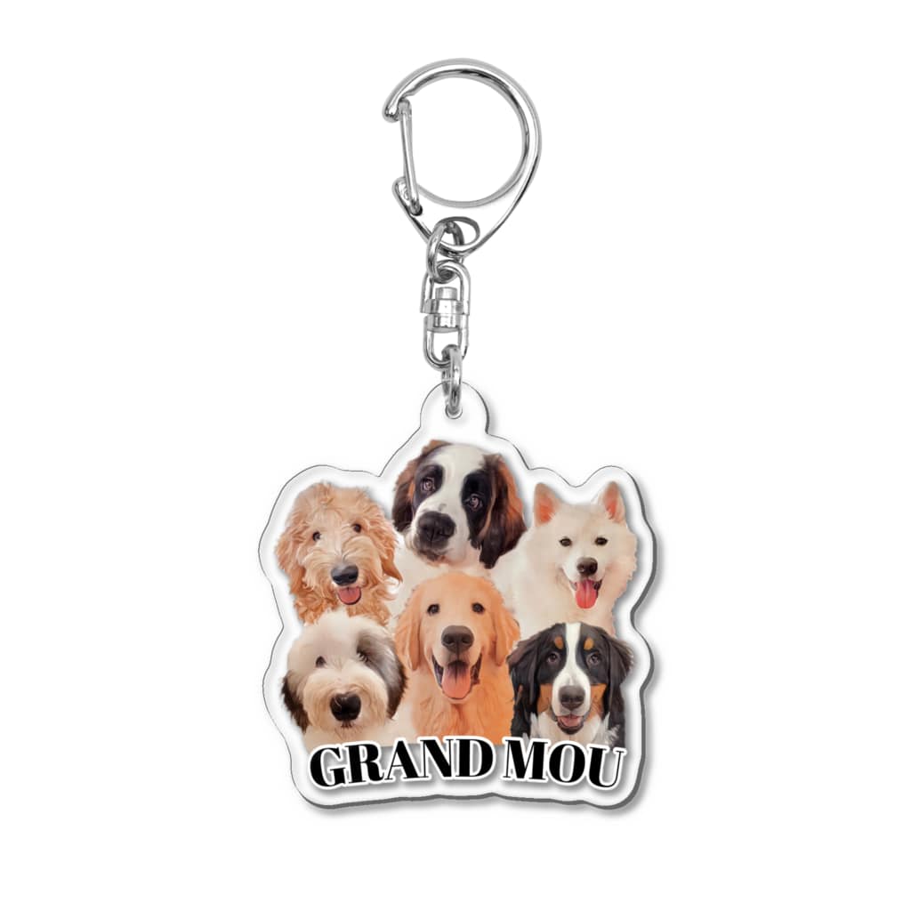 new GRAND MOU《ぐらんむー》 / GRAND MOU《ぐらんむー》 ( GRANDMOU )のアクリルキーホルダー通販 ∞ SUZURI（スズリ）