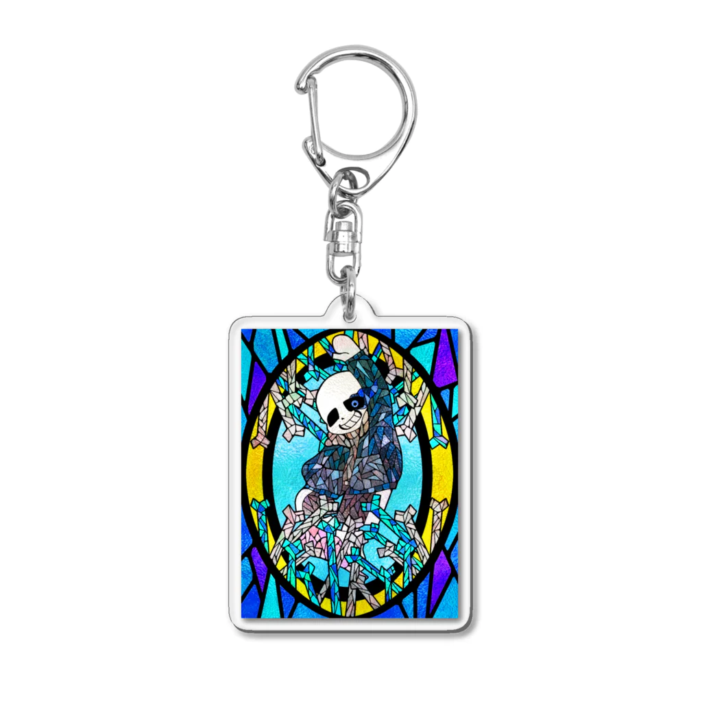 ステンドグラス風サンズ / WHITE-DOGのアクリルキーホルダー通販 ステンドグラス風サンズ / WHITE-DOGのアクリルキーホルダー通販