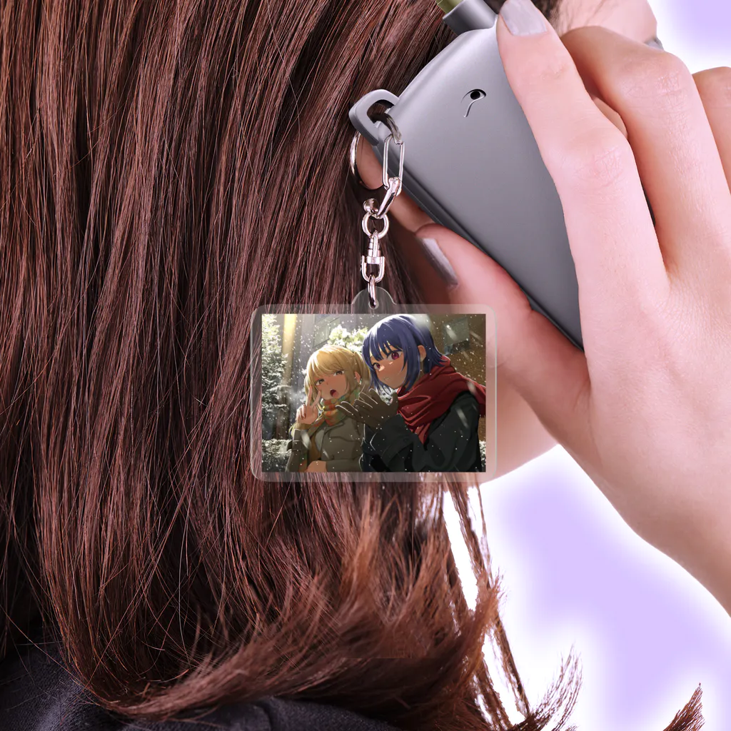 winter / おしえて！オカルト先生 ( NYANBEAM )のアクリルキーホルダー通販 ∞ SUZURI（スズリ）