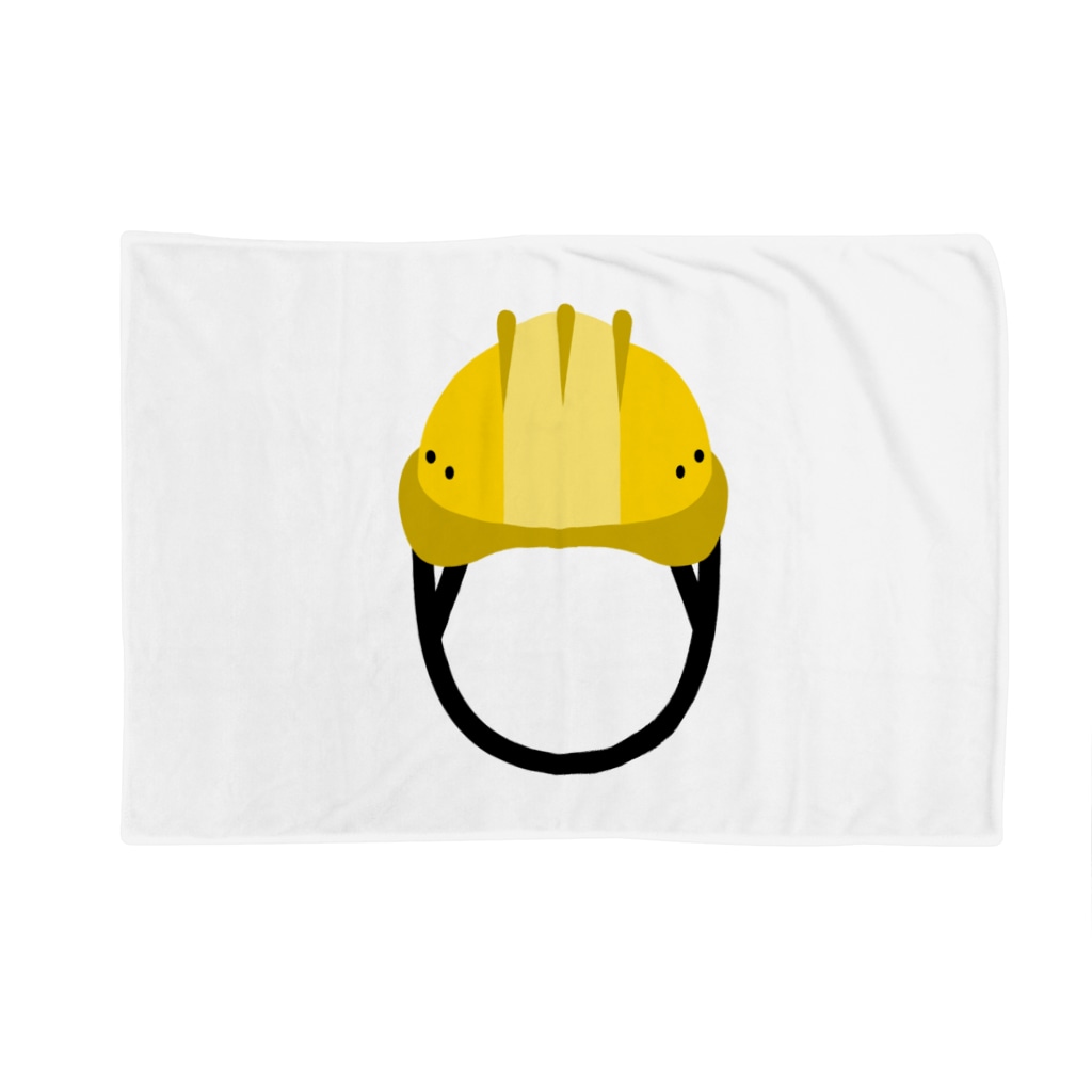 工事現場の安全ヘルメットイラスト【マニアックなモノシリーズ】 / illust_designs_labのブランケット通販 ∞ SUZURI（スズリ）