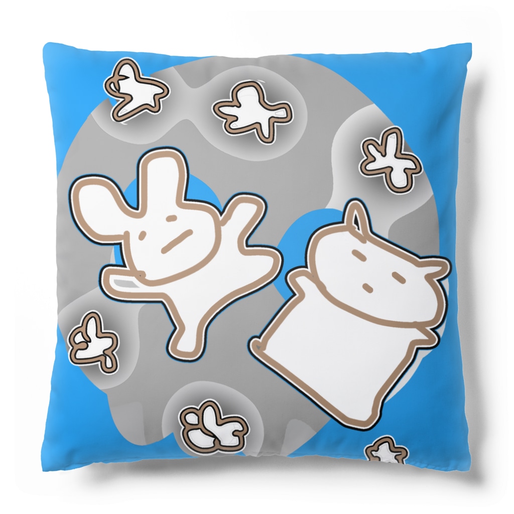 どくろとうざきとねこ。。 / lunar eclipse ( aitowa )のクッション通販 ∞ SUZURI（スズリ）