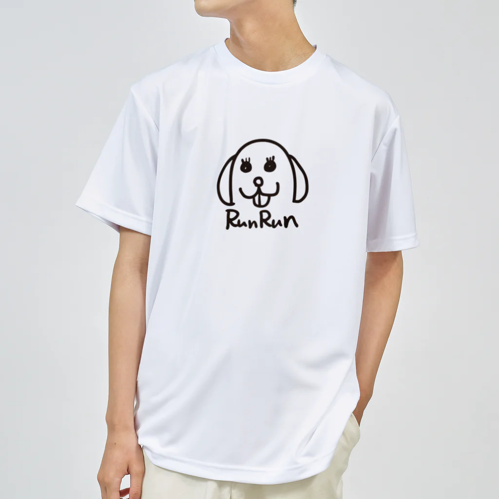 今日のルンルン サインロゴ（黒印刷） / todays_runrunのドライTシャツ通販 ∞ SUZURI（スズリ）