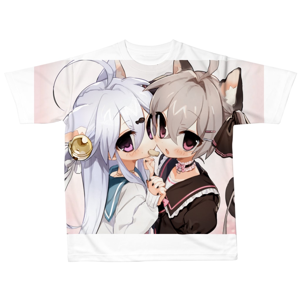 ゆりねこ / KMNK🐼🍦 ( KMNK )のフルグラフィックTシャツ通販 ∞ SUZURI（スズリ）