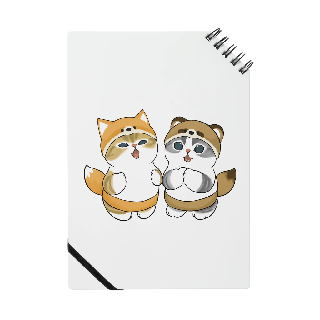 きつねにゃん＆たぬきにゃん / mofusand ( mofu_sand )のノート通販 ∞ SUZURI（スズリ）