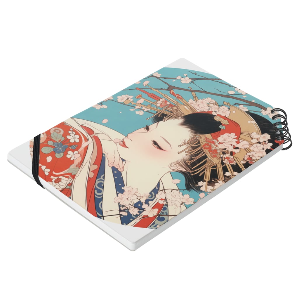 浮世絵 美人画 Ukiyoe beauty painting [UB-NIJI06-SR001-0005] / manyou-lab_Ukiyo-eのノート通販 ∞ SUZURI（スズリ）