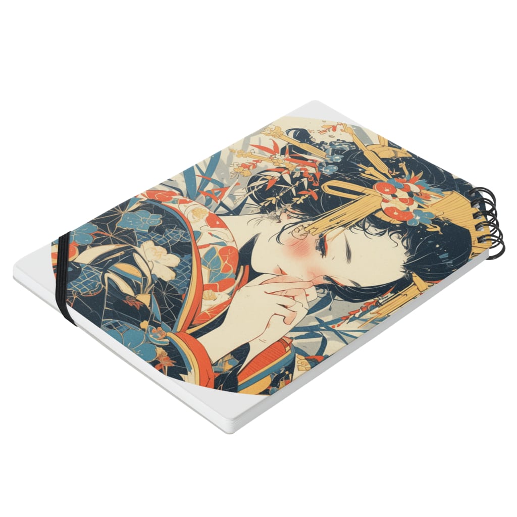 浮世絵 美人画 Ukiyoe beauty painting [UB-NIJI06-SR002-0007] / manyou-lab_Ukiyo-eのノート通販 ∞ SUZURI（スズリ）