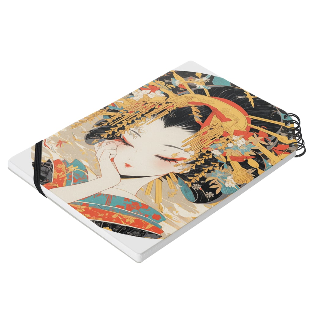 浮世絵 美人画 Ukiyoe beauty painting [UB-NIJI06-SR002-0010] / manyou-lab_Ukiyo-eのノート通販 ∞ SUZURI（スズリ）