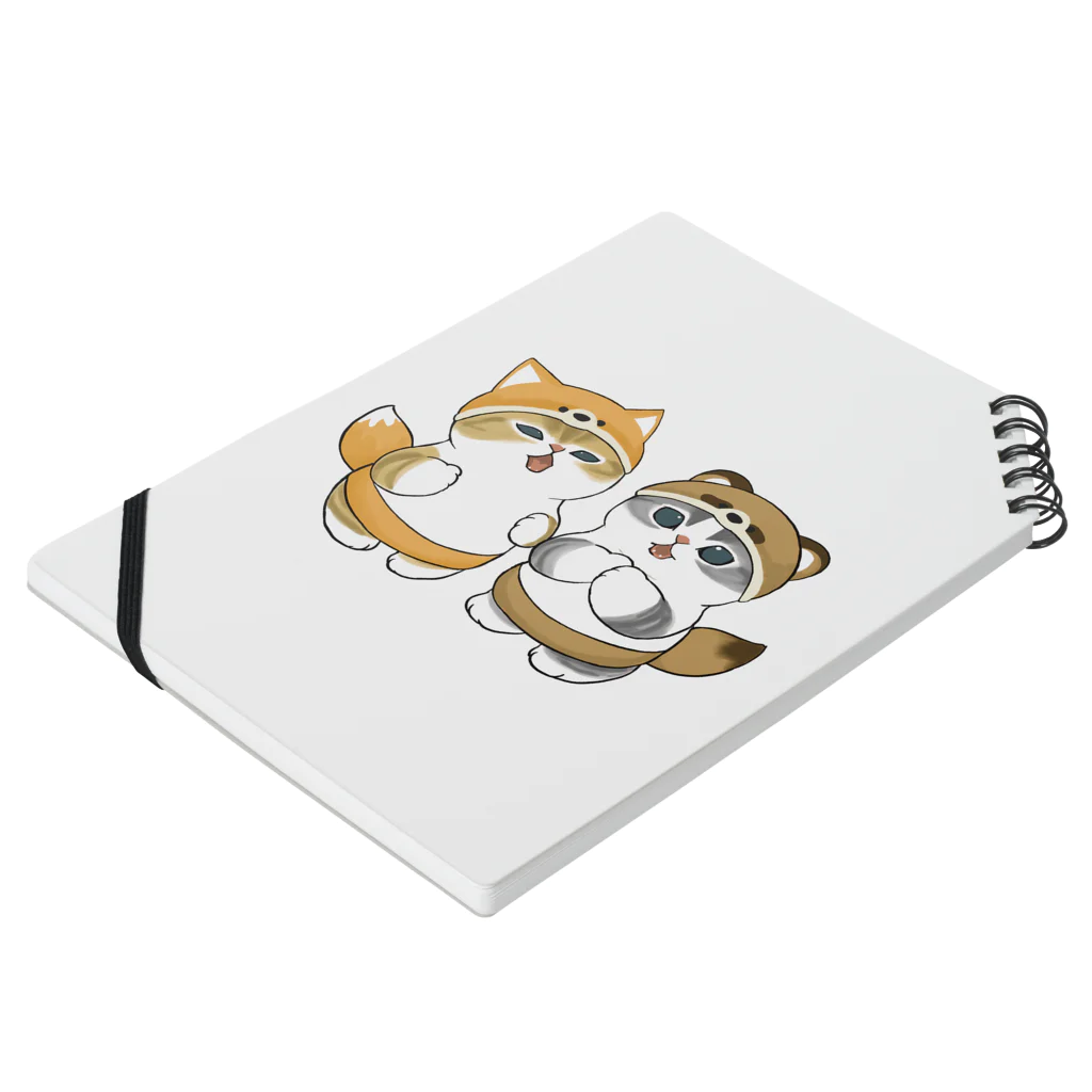 きつねにゃん＆たぬきにゃん / mofusand ( mofu_sand )のノート通販 ∞ SUZURI（スズリ）