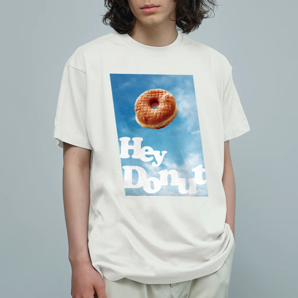 ドーナツTシャツ Hey Donut / グラフィックマン ( GRAPHICMAN )のオーガニックコットンTシャツ通販 ∞ SUZURI（スズリ）