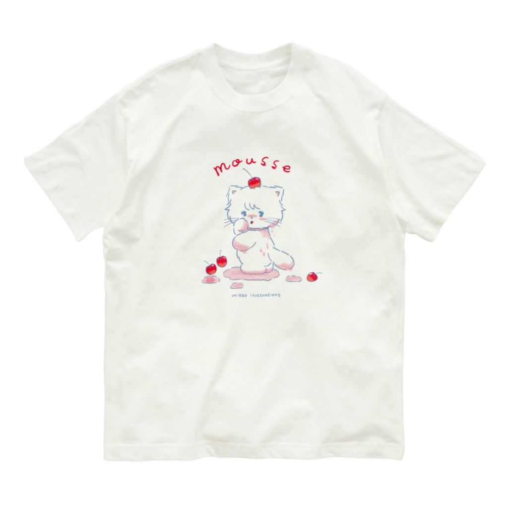 チェリーソーダと子猫のムース / mikko ( mikkoillustrations )のオーガニックコットンTシャツ通販 ∞ SUZURI ...