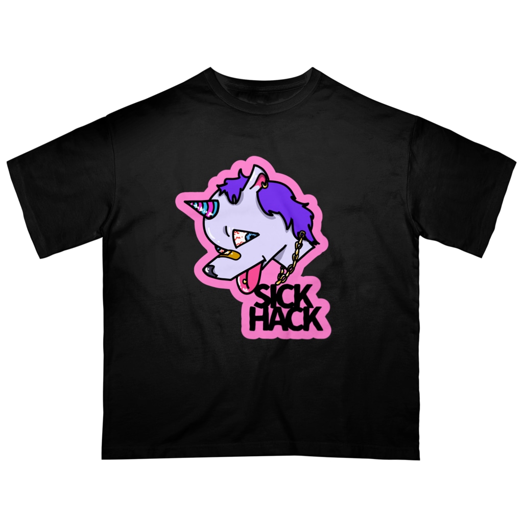 SICK HACK🦄 / 前田爾子 / Nico Maeda ( RENDIOT )のオーバーサイズTシャツ通販 ∞ SUZURI（スズリ）