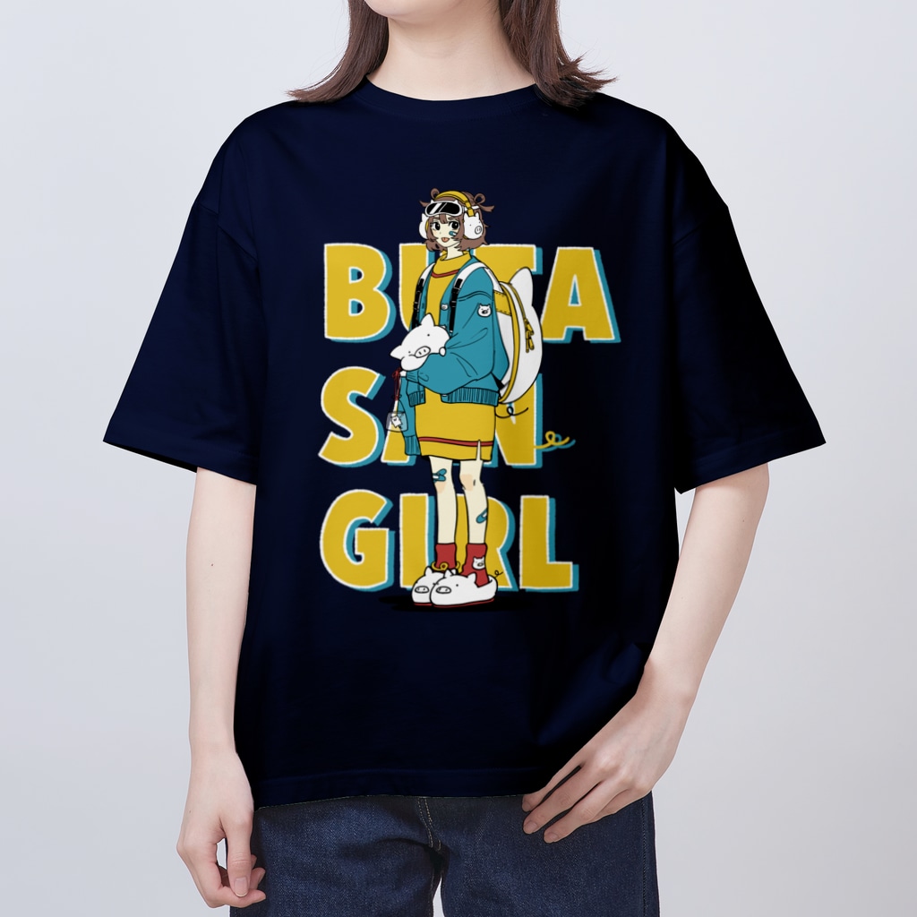BUTASAN GIRL / coalowl(コールアウル) ( coalowl )のオーバーサイズTシャツ通販 ∞ SUZURI（スズリ）