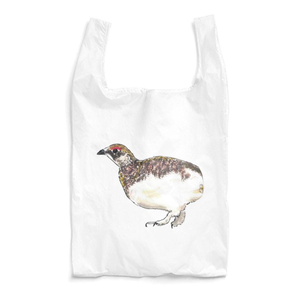 [森図鑑] 雷鳥のイラスト / 森図鑑 ( morizukan )のエコバッグ通販 ∞ SUZURI（スズリ）