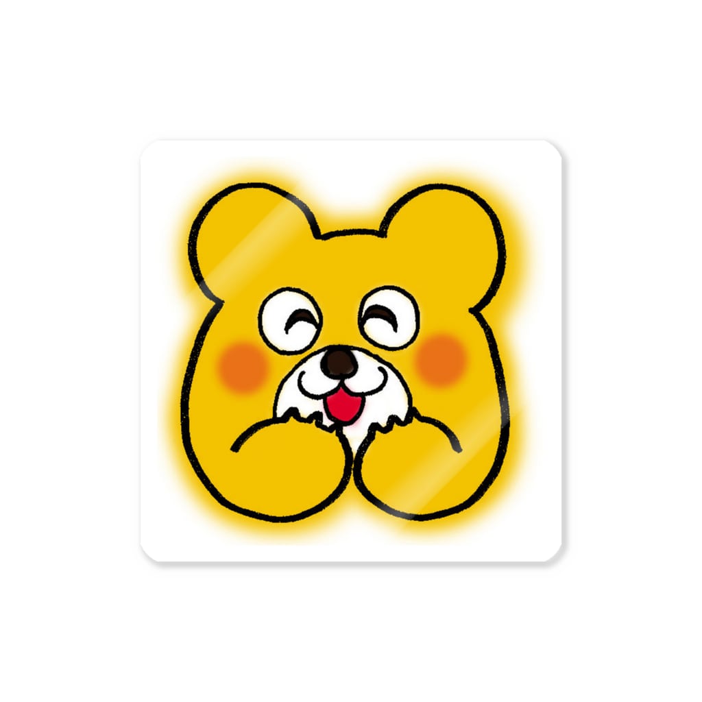 にこにこクマ / ddd-kaoのステッカー通販 ∞ SUZURI（スズリ）