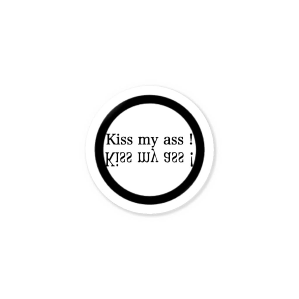 Kiss My Ass Kiss My Ass Kma のステッカー通販 ∞ Suzuri(スズリ)