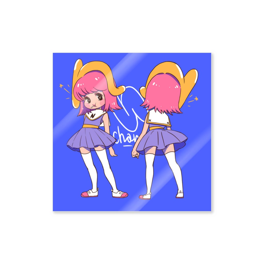 nchanステッカー/全身 / nchan ( nchan_goods )のステッカー通販 ∞ SUZURI（スズリ）