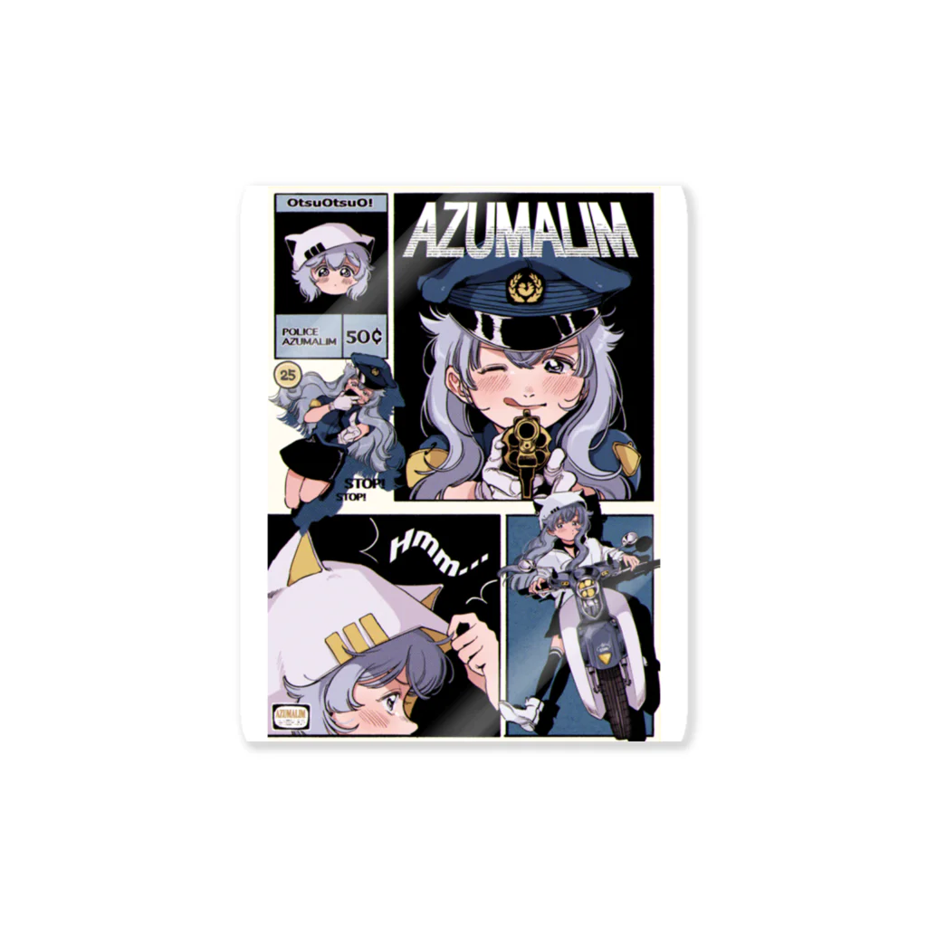 POLICE LIM! / Azumalim ( azumalim )のステッカー通販 ∞ SUZURI（スズリ）