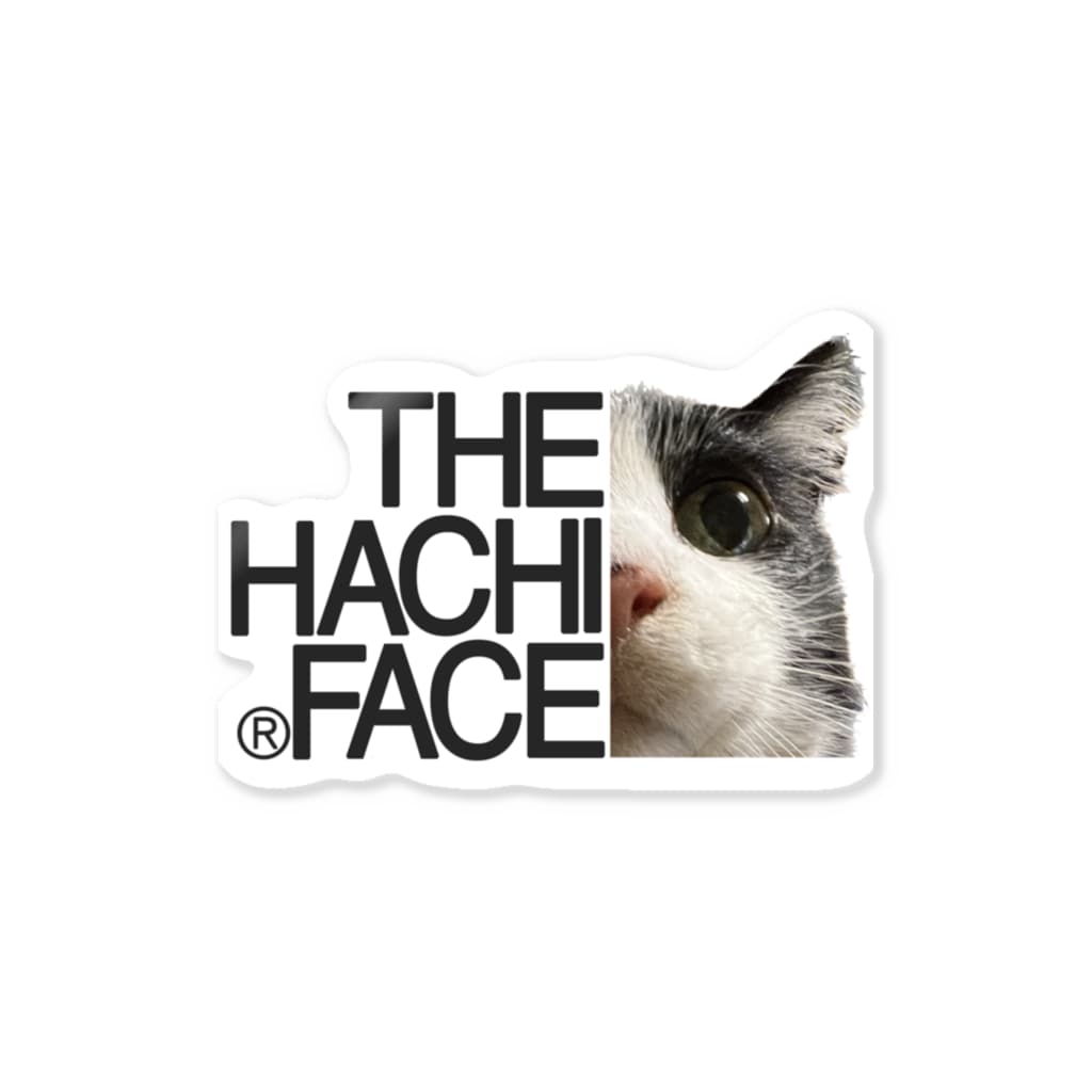THE HACHI FACE / 茅ヶ崎 BOTCHY BOTCHY ( sierra_shun )のステッカー通販 ∞ SUZURI（スズリ）