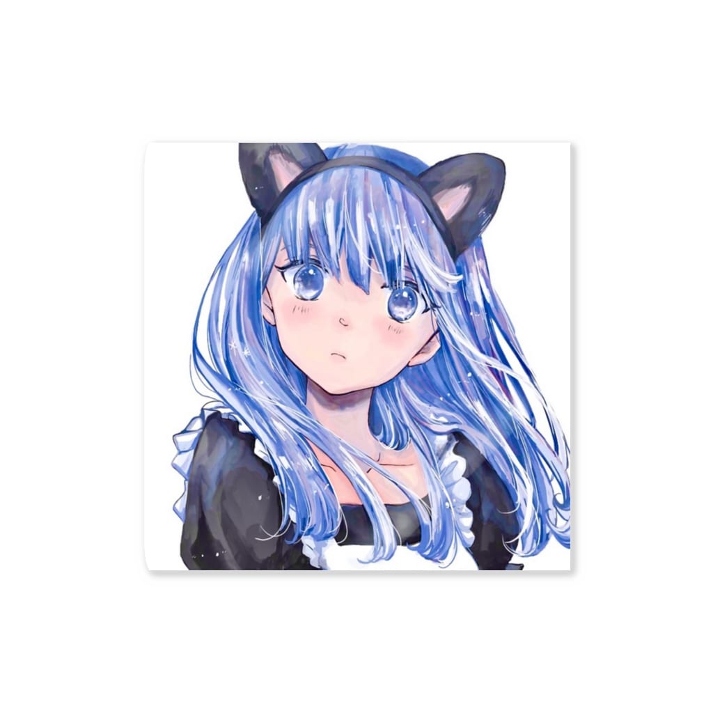 猫耳ちゃんステッカー / moru-35のステッカー通販 ∞ SUZURI（スズリ）