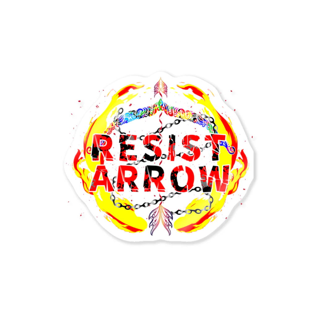 RESIST ARROW / 我流のお店 ( Garyu_2020 )のステッカー通販 ∞ SUZURI（スズリ）