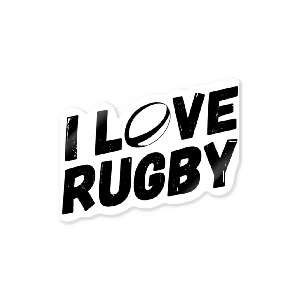 I LOVE RUGBY / gemgemshopのステッカー通販 ∞ SUZURI（スズリ）