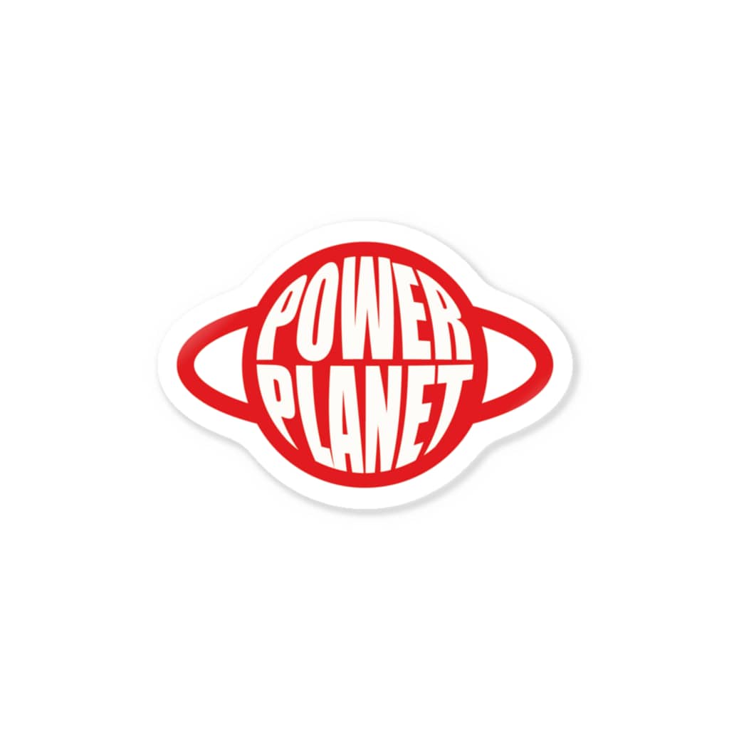 POWER PLANET ロゴ / PAWER PLANET 【OFFICIAL】 ( POWER_PLANET_01 )のステッカー通販 ∞ ...