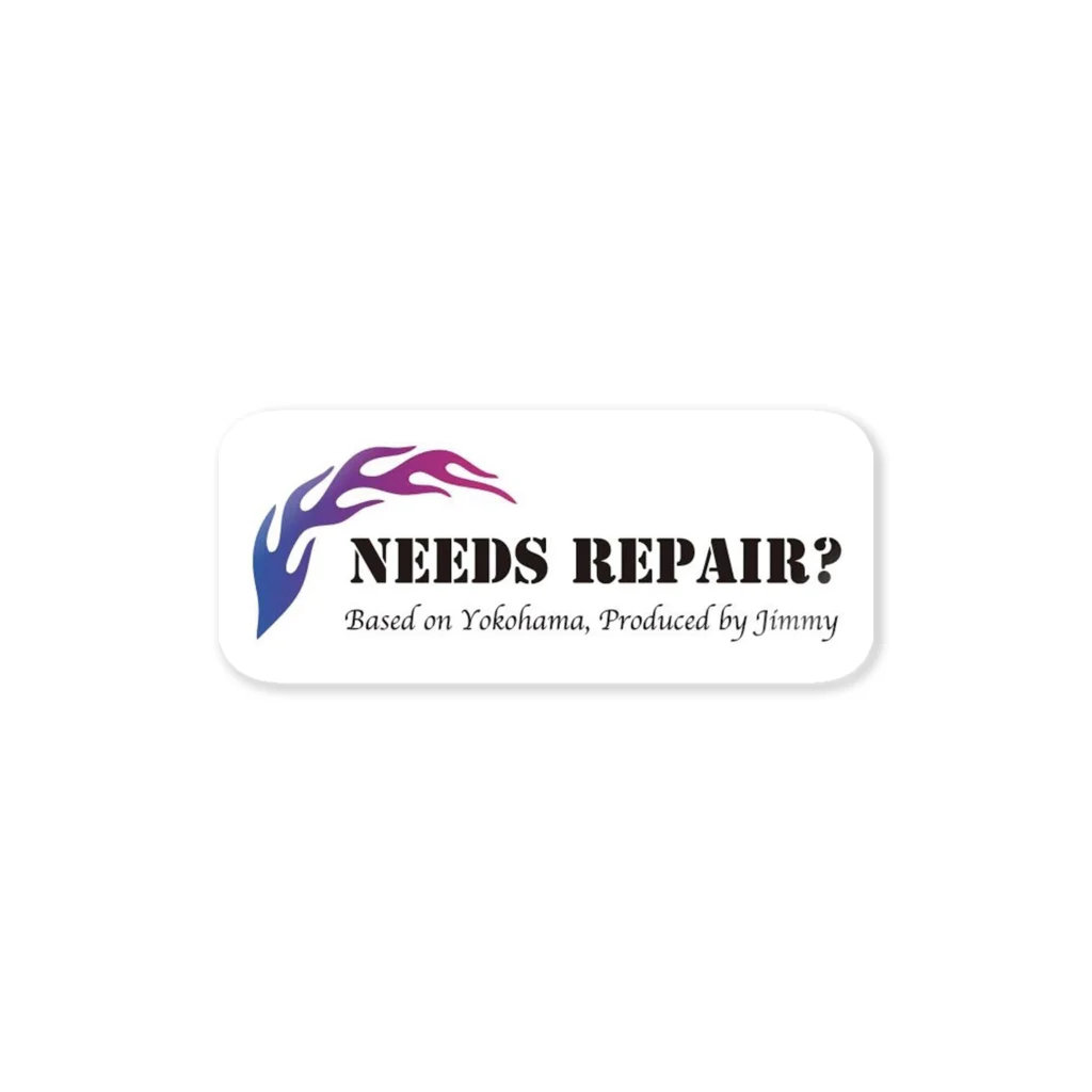 Needs Repair? / Needs Repair? ( jimmyjimmyjimmy )のステッカー通販 ∞ SUZURI（スズリ）