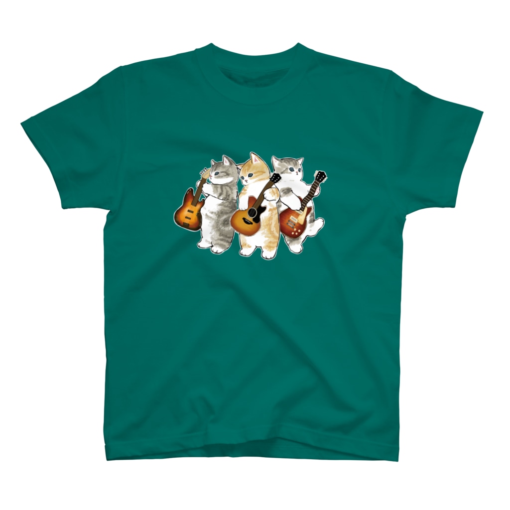 君のために歌う「ニャー」 Mofusand Mofu Sand のスタンダードtシャツ通販 ∞ Suzuri(スズリ)