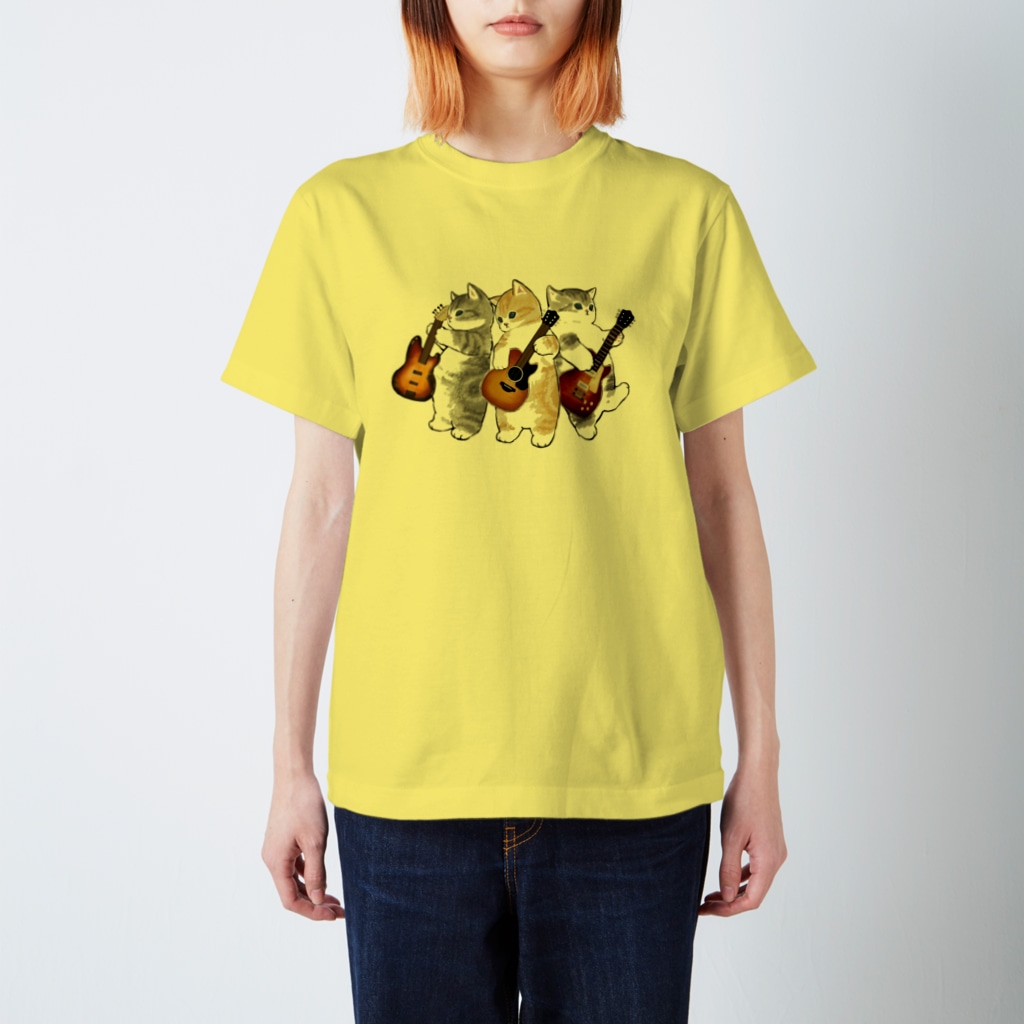 君のために歌う「ニャー」 Mofusand Mofu Sand のスタンダードtシャツ通販 ∞ Suzuri(スズリ)