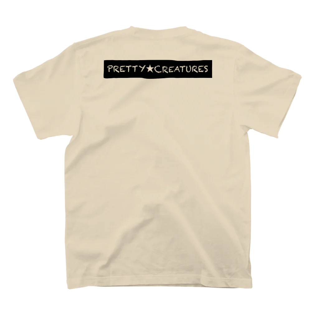 セクシーリップじじい / ぷりてぃーくりーちゃーず ( nachigawara )のスタンダードTシャツ通販 ∞ SUZURI（スズリ）