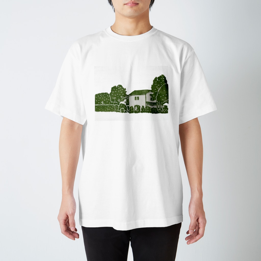 窓からの風景 / hamarie ( craft_design_lily )のスタンダードTシャツ通販 ∞ SUZURI（スズリ）