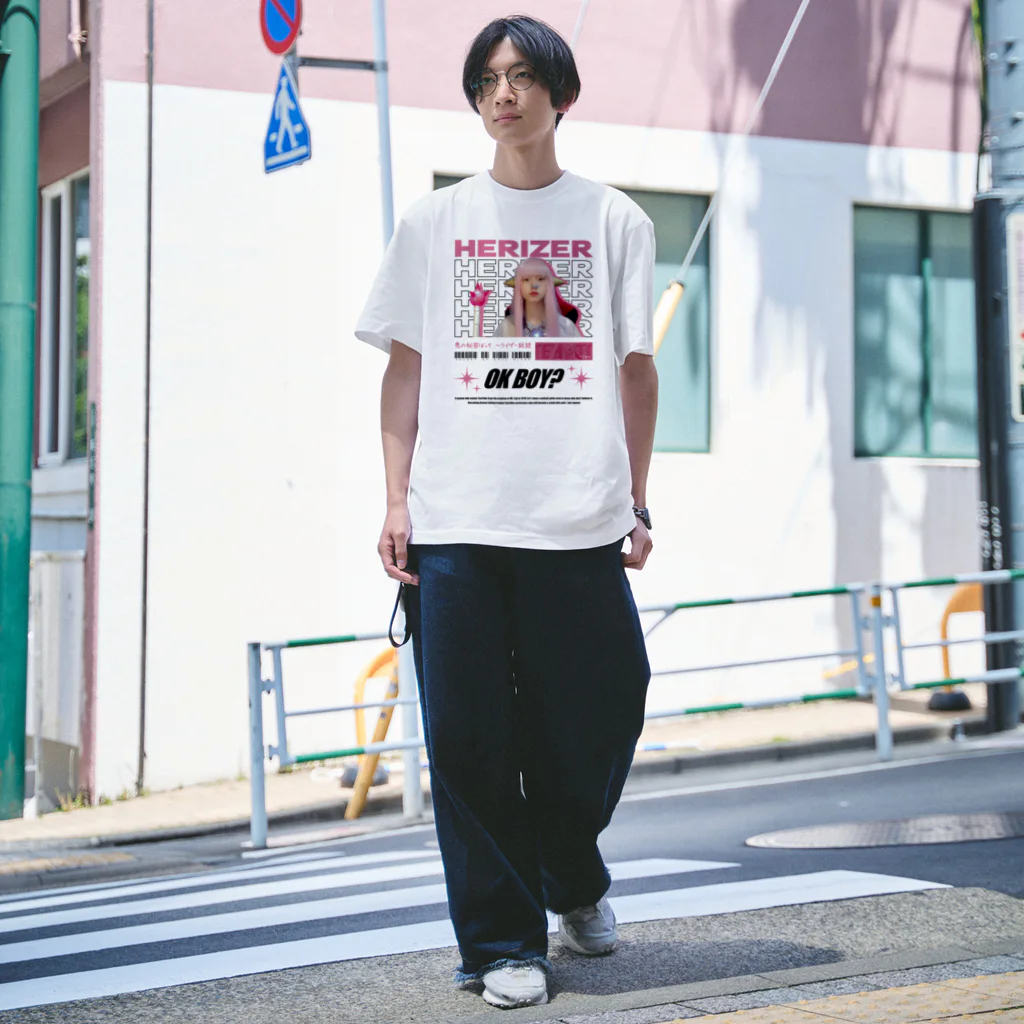 OK BOY? HERIER へライザー / heraizz ( whitebook )のスタンダードTシャツ通販 ∞ SUZURI（スズリ）