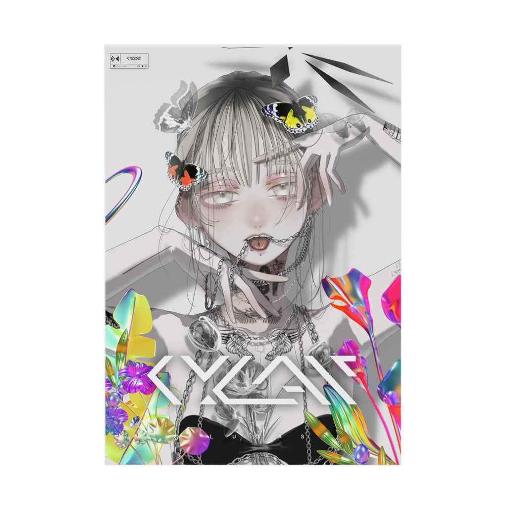 キービジュアルポスター / MONARCH ( lucas_VTuber )の吸着ポスター通販 ∞ SUZURI（スズリ）