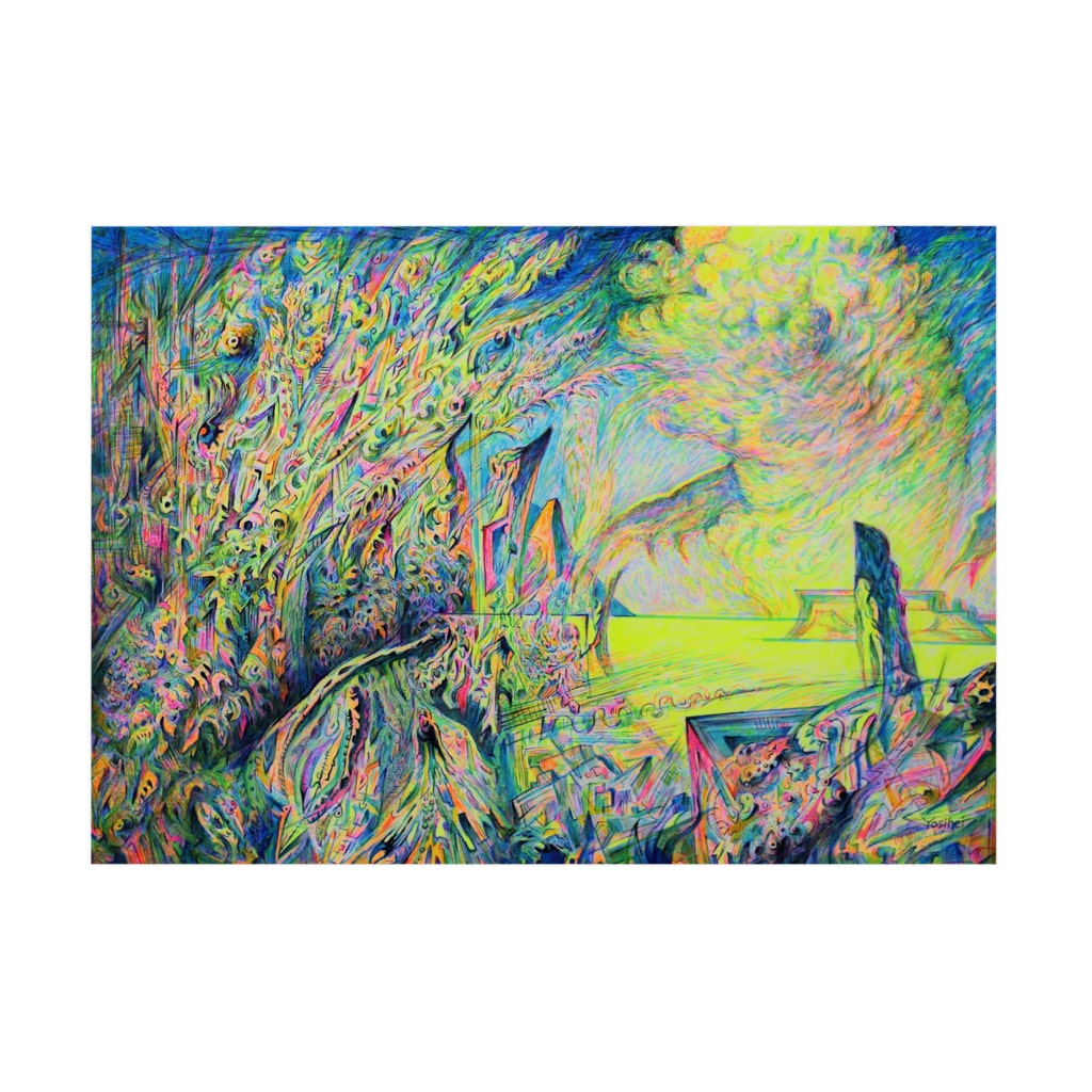 世界の禍 / YOSHI-HEY ART ( YOSHI-HEY )の吸着ポスター通販 ∞ SUZURI（スズリ）