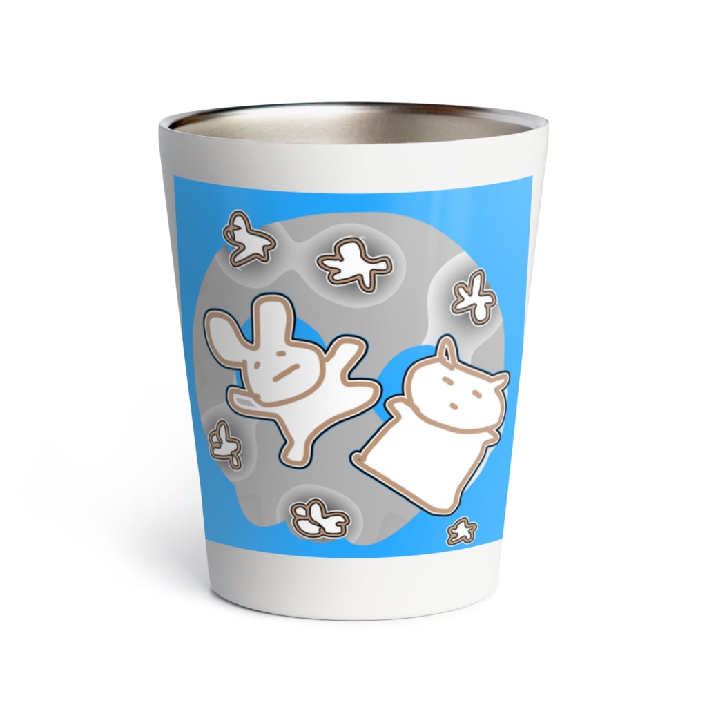 どくろとうざきとねこ。。 / lunar eclipse ( aitowa )のサーモタンブラー通販 ∞ SUZURI（スズリ）