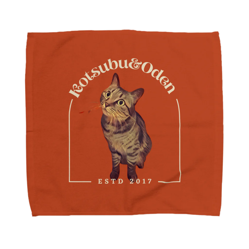 キジトラねこ#こつぶ#オレンジ / NNN.ko ( mamecn )のタオル キジトラねこ#こつぶ#オレンジ / NNN.ko ( mamecn )のタオル